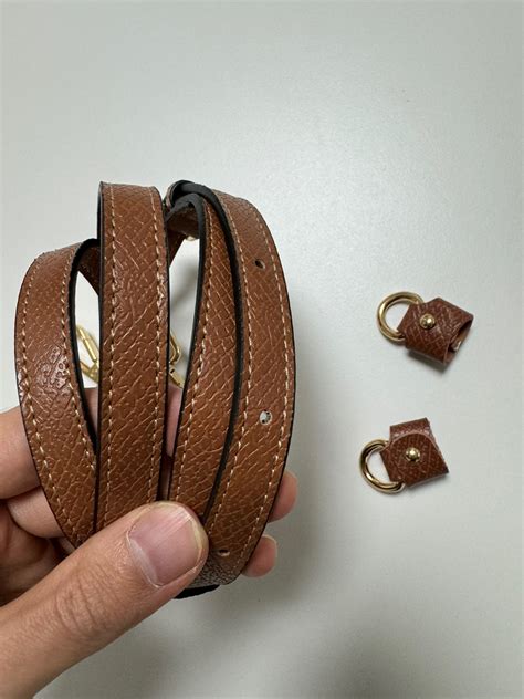 원베리마켓 롱샴 르 플리아쥬 호환 미니백 가방스트랩 가방리폼 세트 소가죽 크로스 가방끈