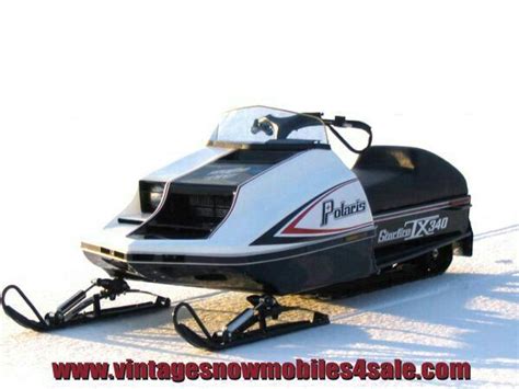 Vintage Polaris Tx 440 Snowmobile