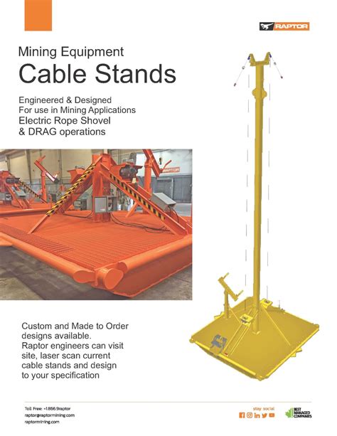 Cable Stands For The Largest Jurassic Sized Diggers In The World