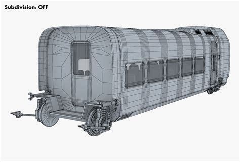 Artstation High Speed Railway Passenger Car V 1 Resources