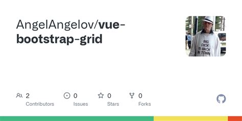 GitHub AngelAngelov Vue Bootstrap Grid