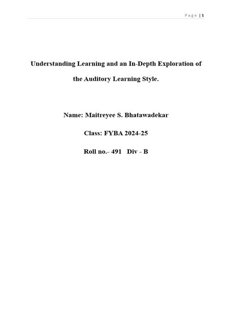 understanding learning pdf learning learning styles