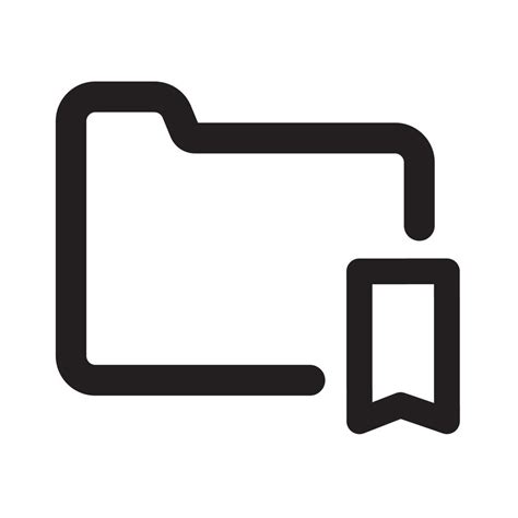 Folder Icon Outline Style 14065749 Vector Art At Vecteezy