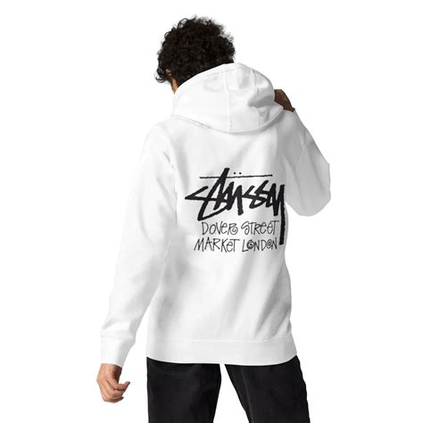 Stussy Dover Street Market London Hoodie White Official Website