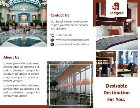 Hotel Brochure Templates