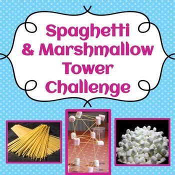 Engineering Design Challenge Spaghetti And Marshmallow Towers Tpt