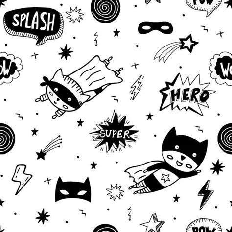 14 400 Super Hero Patterns Ilustrasi Grafik Vektor And Clip Art Bebas Royalti Terbaik Istock