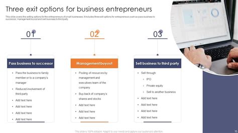 Exit Options Powerpoint Ppt Template Bundles PPT Slide