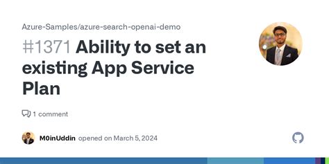 Ability To Set An Existing App Service Plan Issue Azure Samples Azure Search Openai