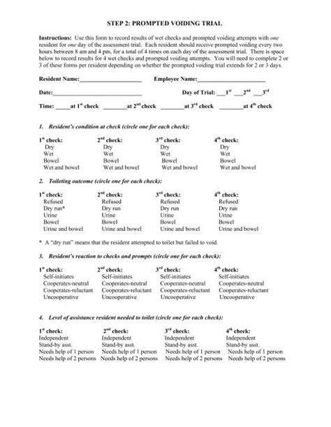Step 2 Prompted Voiding Trial Geronet