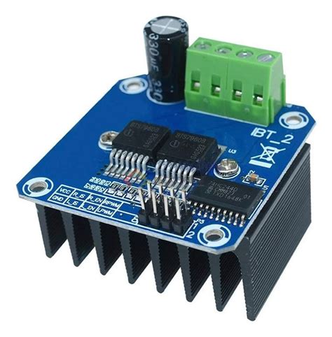 Puente H Driver Bts Bts B A Motor Arduino Raspberry Tecnoelite