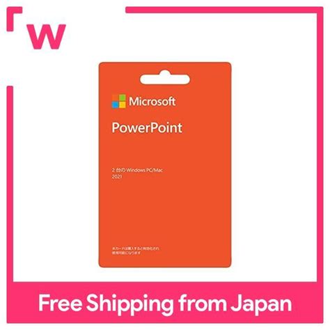 Microsoft Powerpoint 2021 รุ่นถาวรล่าสุด รุ่นการ์ด Windows 11 2ชิ้นเข้ากันได้กับ10mac