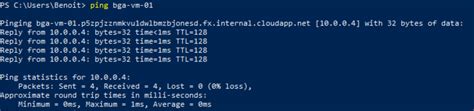 allow icmp ping on azure vm benoit gaumard
