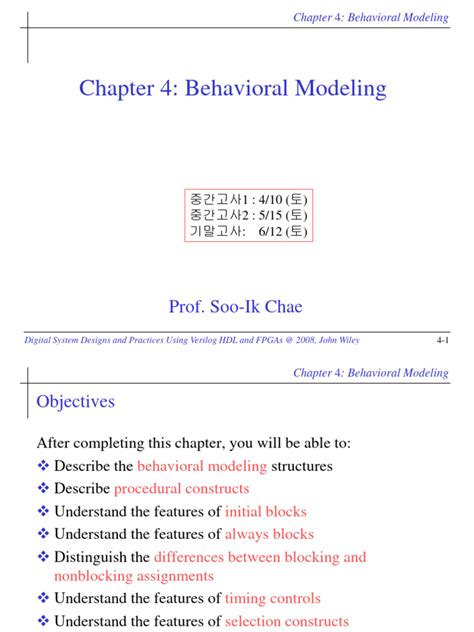 behavioral modeling pdf hardware description language field