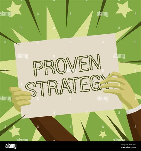 Handwriting Text Proven Strategy Business Concept Confirmed Approach