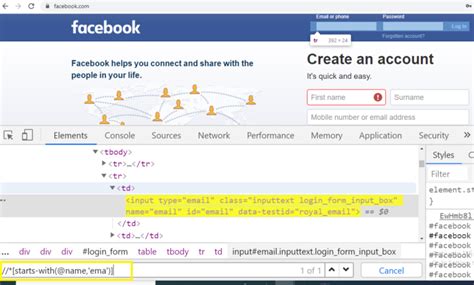 Object Identification Through Xpath Code2test Testing Site