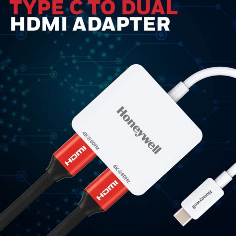 HONEYWELL TYPE C TO DUAL HDMI ADAPTER HC000008 Supreme IT Mall Supreme IT Mall