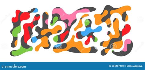 Freeform Blob Shapes Abstracts Amoeba Shapes Freeform Organic