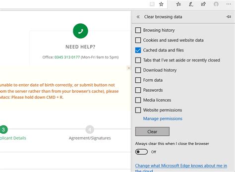 Clear Cache In Edge Movementfalo