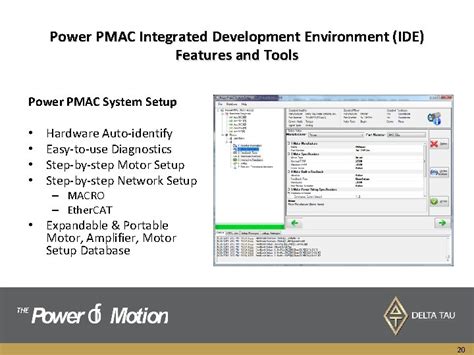 Power Pmac Application Development Tools The 1 Power