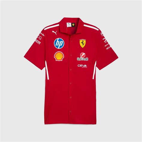 Puma Team Shirt 2025 Scuderia Ferrari F1 Fuel For Fans