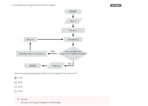 [solved] consider the following flowchart of heron s method 10
