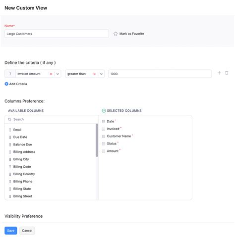 Invoice Customization Custom Views Filter Invoices Help Zoho Billing