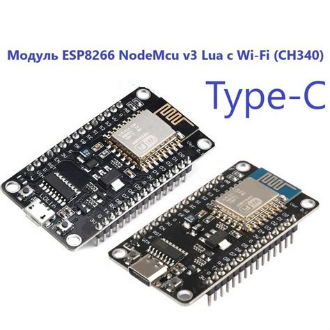 Модуль Esp8266 Wi Fi Nodemcu V3 Контроллер Плата Ch340 Type C Купить