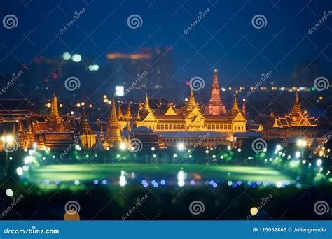 View Of The Grand Palace King Palace Wat Phra Kaew Or Emerald Buddha