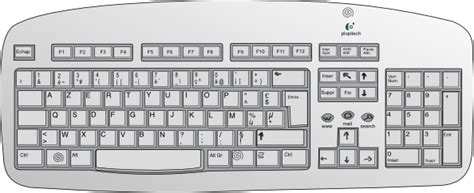 Keyboard Clip Art 116523 Free Svg Download 4 Vector