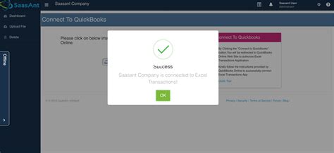 How To Connect Saasant Transactions Online With Quickbooks Online