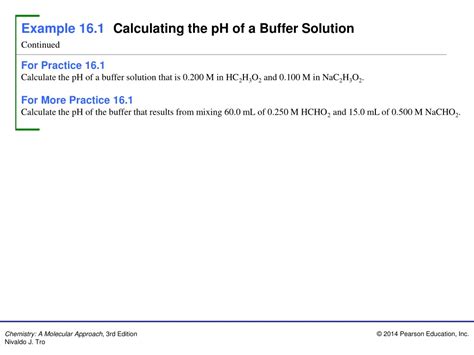 Ppt Calculating The Ph Of Buffer Solutions Powerpoint Presentation