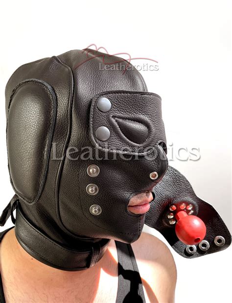 Premium Leather Bdsm Mask Leatherotics