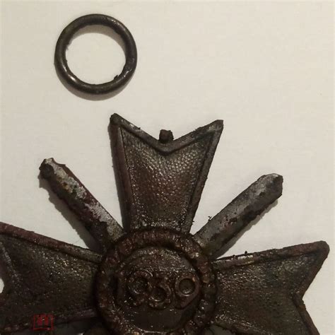 Немецкий знак "КВК" 2 ого класса. Кольцо с клеймом.