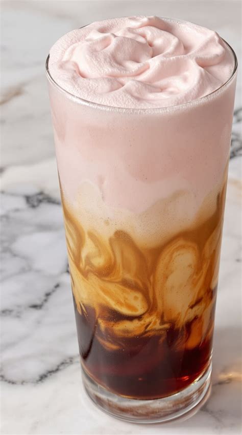 Homemade Strawberry Foam Cold Brew Coffee Recipe