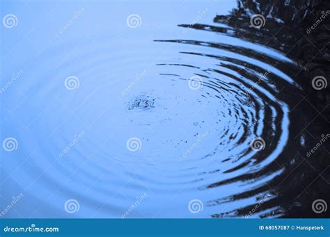 Circular Water Waves On A Lake Stock Image Image Of View Waves 68057087