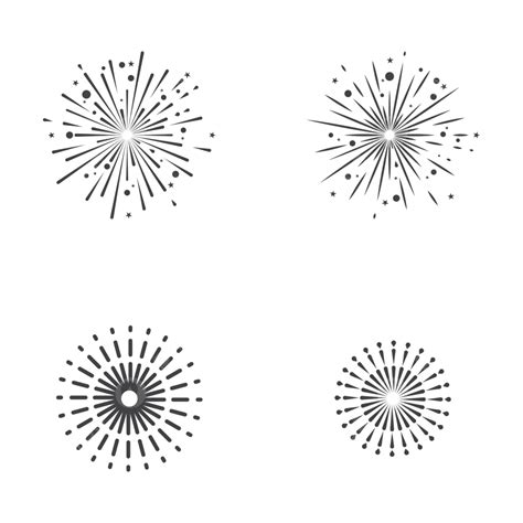 Firework Vector Icon Illustration Celebration Season Christmas Vector Celebration Season