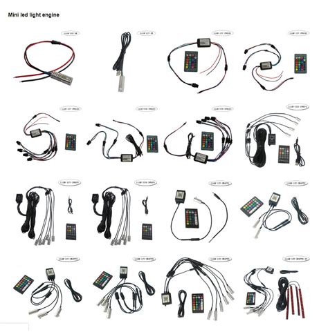 Fiber Optic Light Source Light Guide Strip Light Source Car Light Guide Fiber Optic Colorful