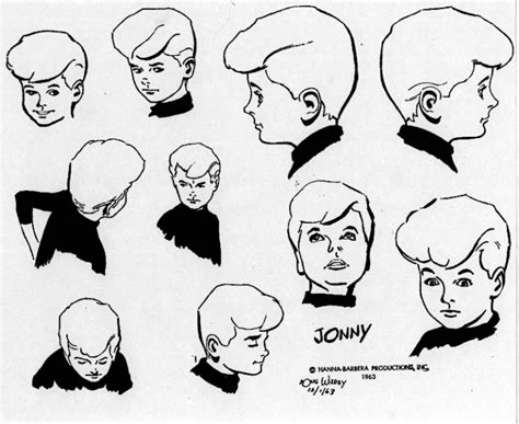 Jonny Quest Model Sheet By Doug Wildey Pulpsandcomics2 On Tumblr