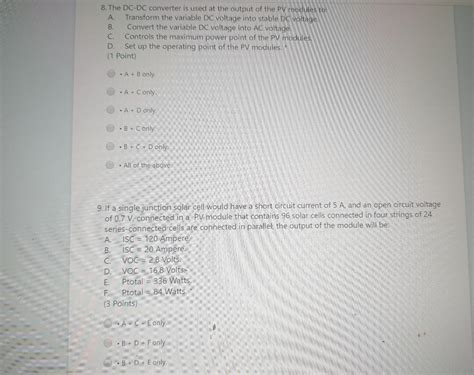Solved The DC DC Converter Is Used At The Output Of The Chegg Com