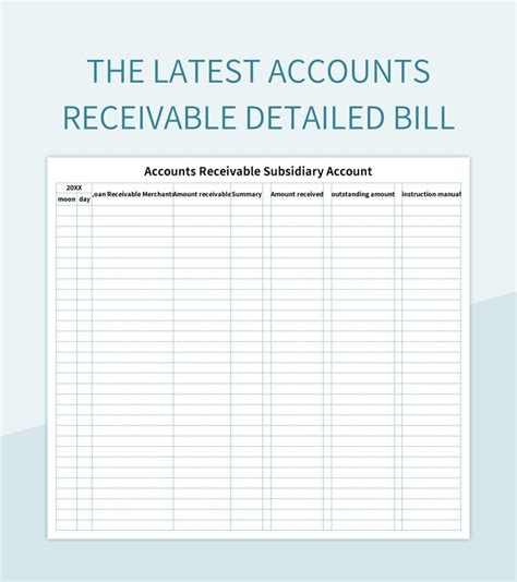 Free Accounts Receivable Templates For Google Sheets And Microsoft Excel Slidesdocs