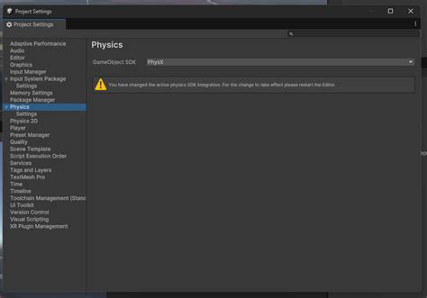 Character Controller Not Supported By Physics Engine Unity Engine