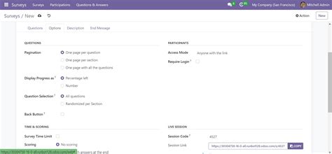 Odoo 16 Survey App Odoo 16 Community Edition Book