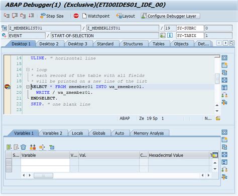 ABAP Programlarında Hata Ayıklama Debugging SAP Muhasebe
