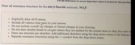 [answered] Draw All Resonance Structures For The Nitryl Fluoride Kunduz