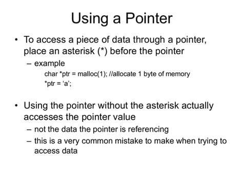 C Programming Tutorials Pointers Presentation Ppt