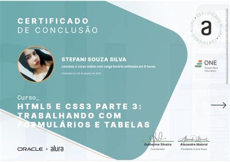 stefani souza silva on linkedin html css alura
