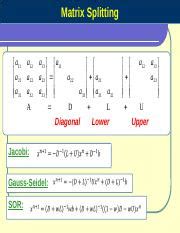 Iterative Method Convergence Pptx Matrix Splitting A A A A A A A A A A A