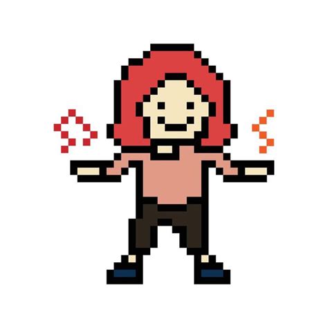 Pixelated Character Vector Art Icons And Graphics For Free Download