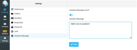 How To Set Up A Vacation Message In Webmail — Interworx Documentation